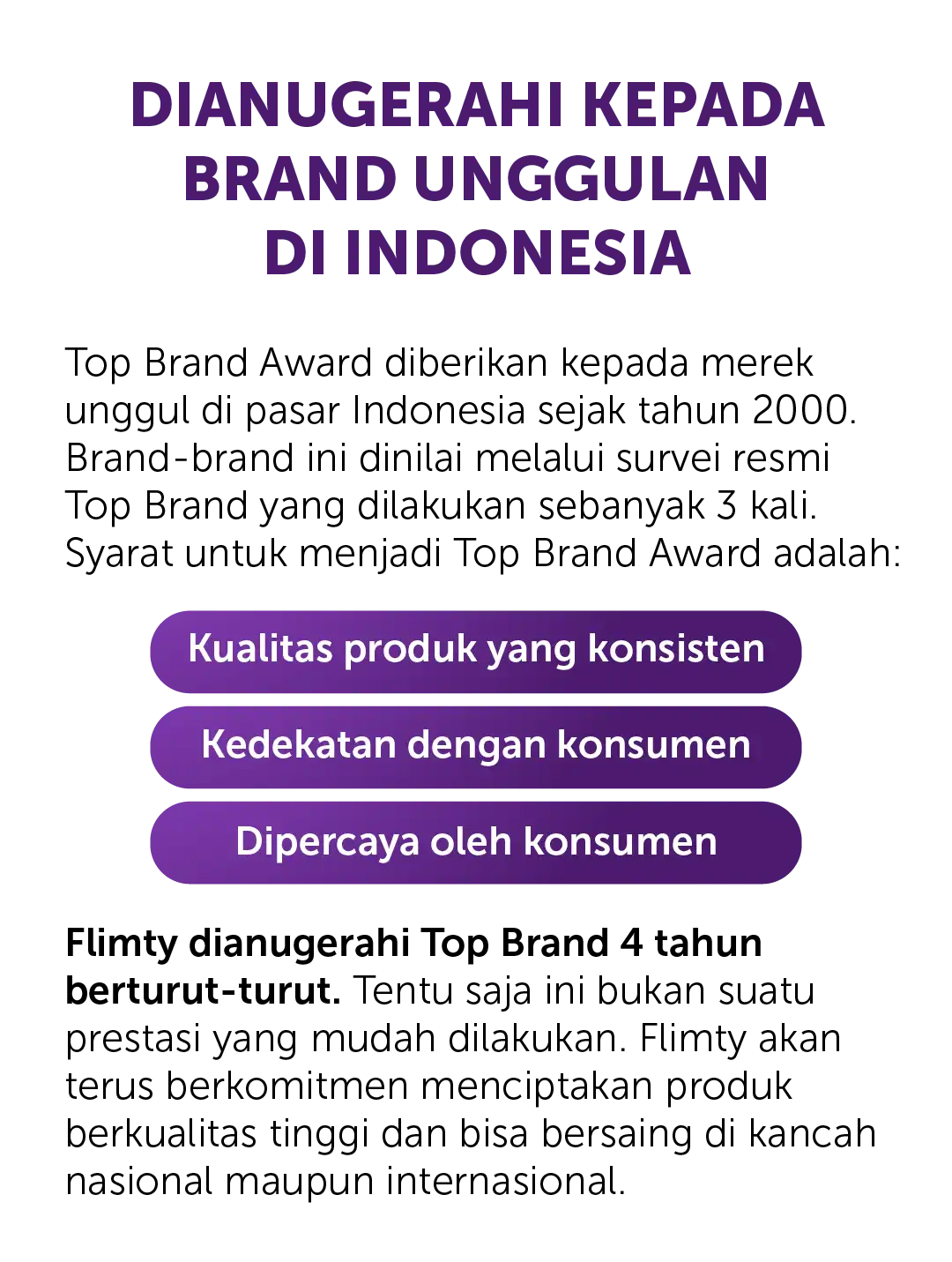 Flimty – Top Brand Awards – Flimty Indonesia